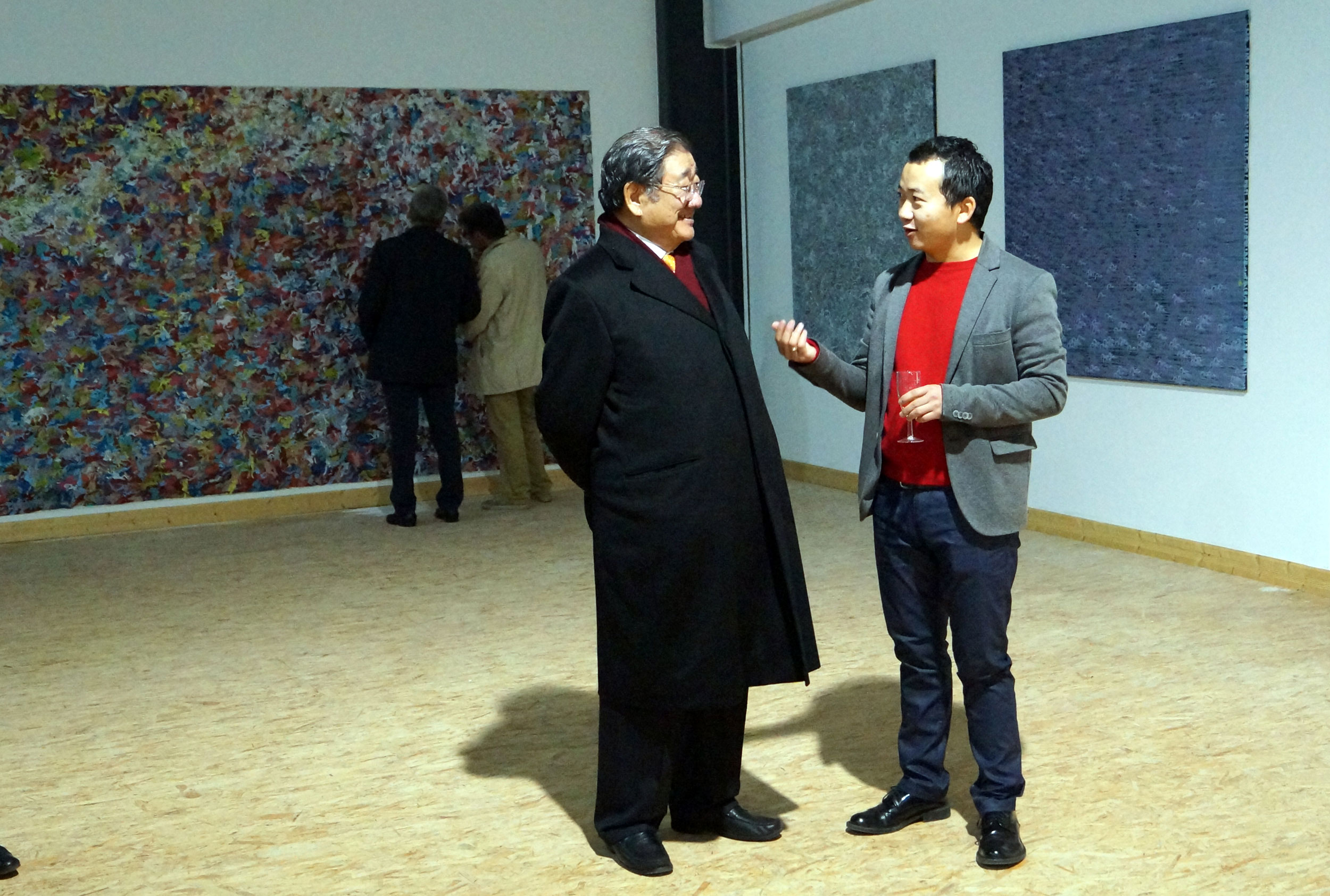 President P.Ochirbat and Delegation, Otgos Art Space Berlin