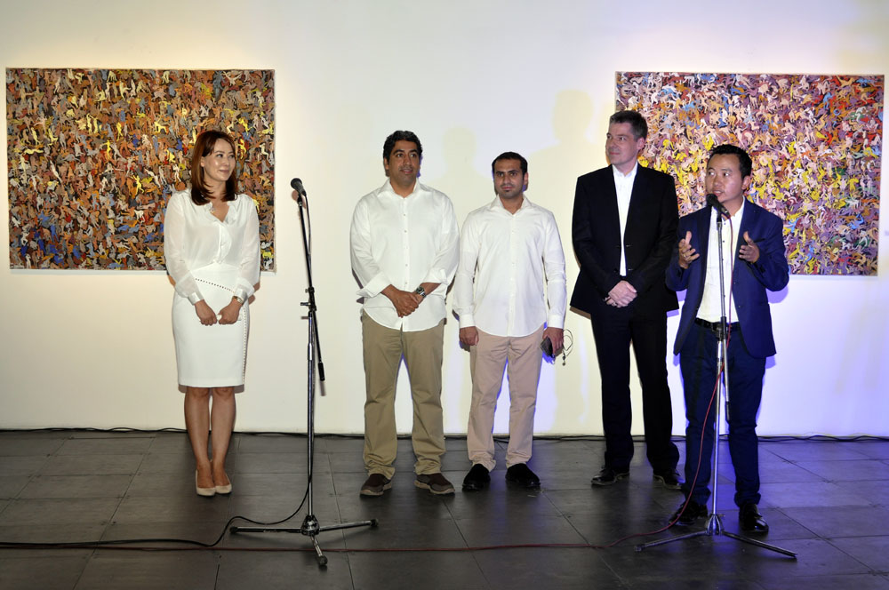 President P.Ochirbat and Delegation, Otgos Art Space Berlin